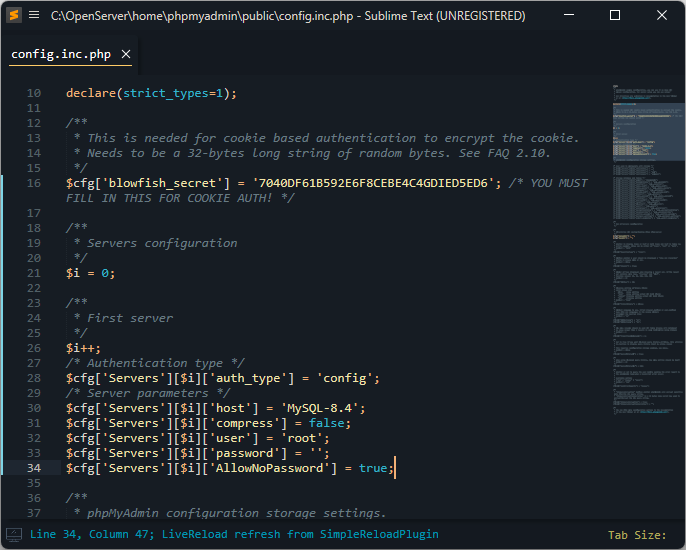 Установка и настройка Open Server Panel 6